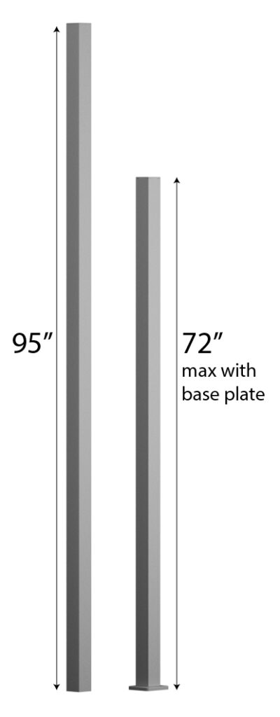 1 Way Post | Aluminum Outlet