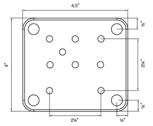 Base Plate Set | Aluminum Outlet