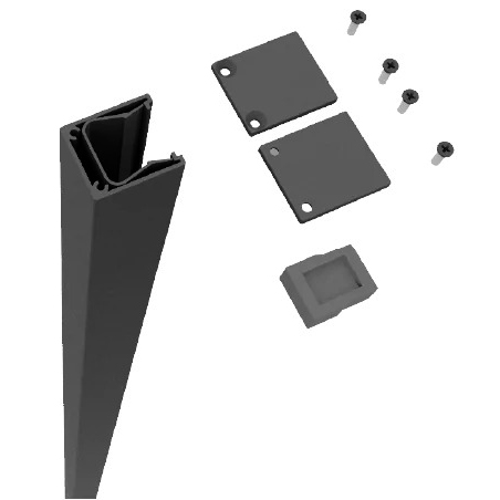 Post/Side Frame Infill Spacer 95″ long | Aluminum Outlet