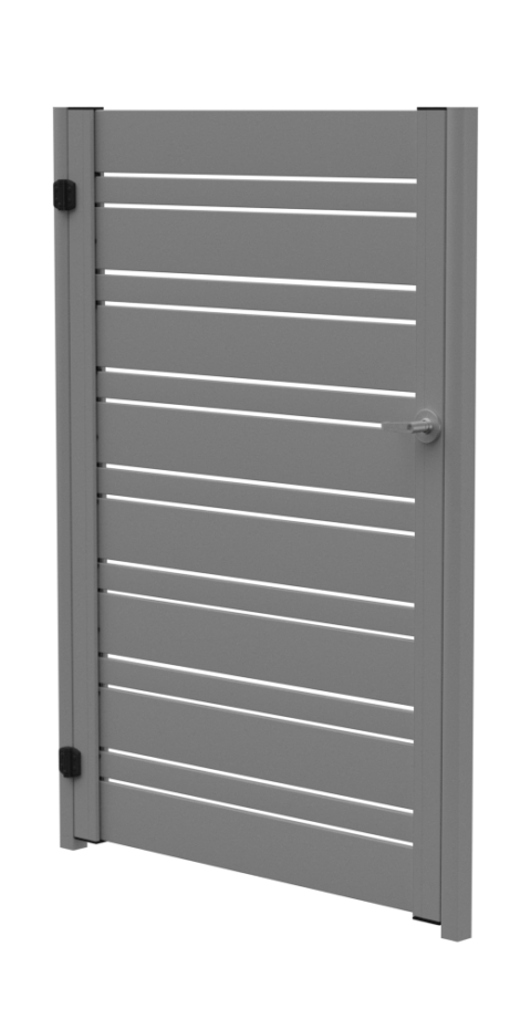 Quickscreen Heavy Duty Gate 6″ and 2.56″ Combo Slat 1/2″ Spacing ...